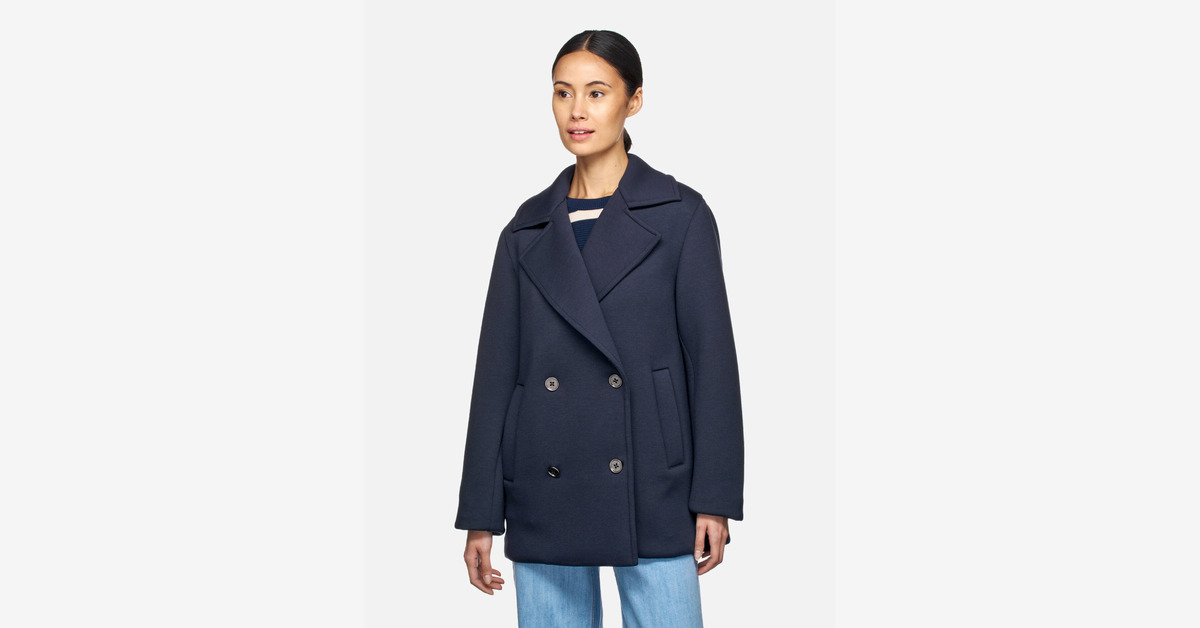 Geox - Tmavě modrý dámský kabát Geox Gardenia | ZOOT.cz